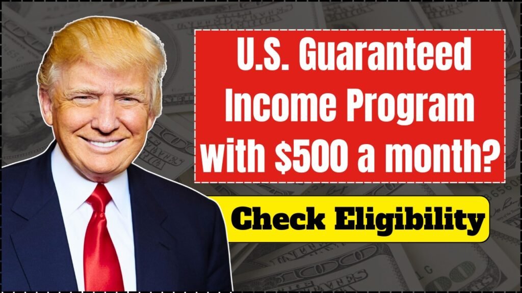 Who is eligible for the first U.S. Guaranteed Income Program with $500 a month? - GBB NEWS