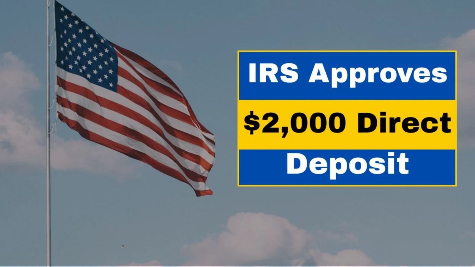 $2,000 December Deposit: IRS Rules & Payout Schedule - GBB NEWS