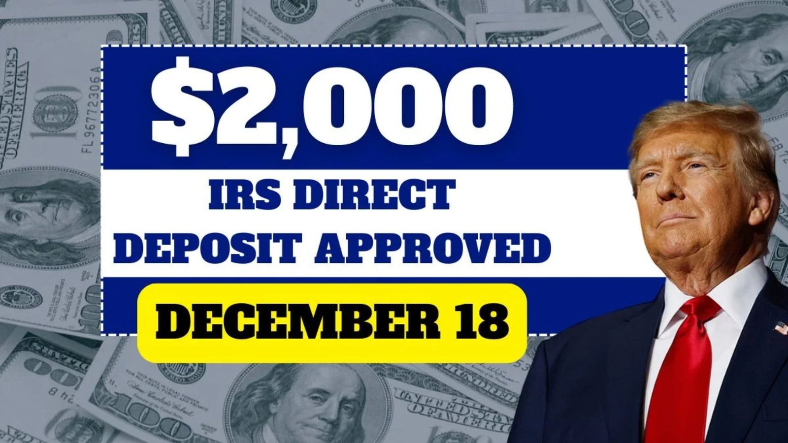 IRS Finally Approved $2,000 Direct Deposit – Payment Will Started From ...